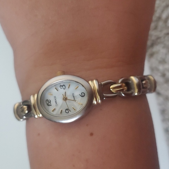 Timex | Accessories | Vintage Carriage By Timex Ladies Twotoned Watch ...